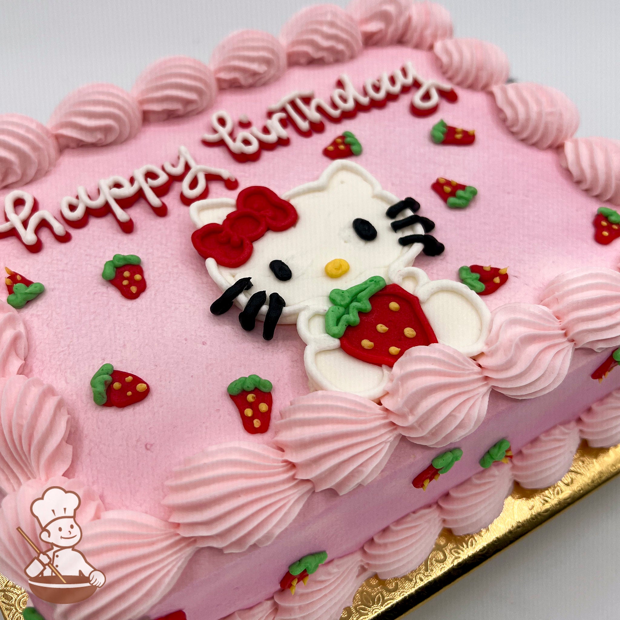 Hello Kitty loves Strawberries Cake & Freedom Bakery – Watsonville ...