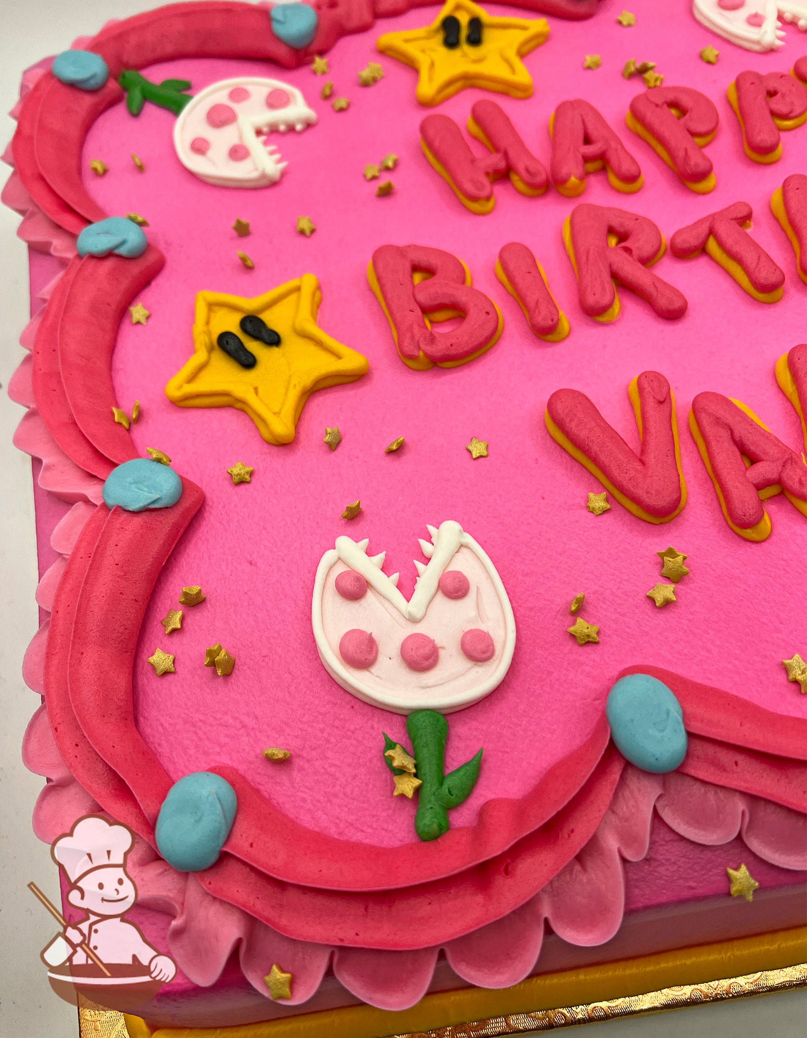 Super Mario Princess Peach Piranha Cake & Freedom Bakery – Watsonville ...