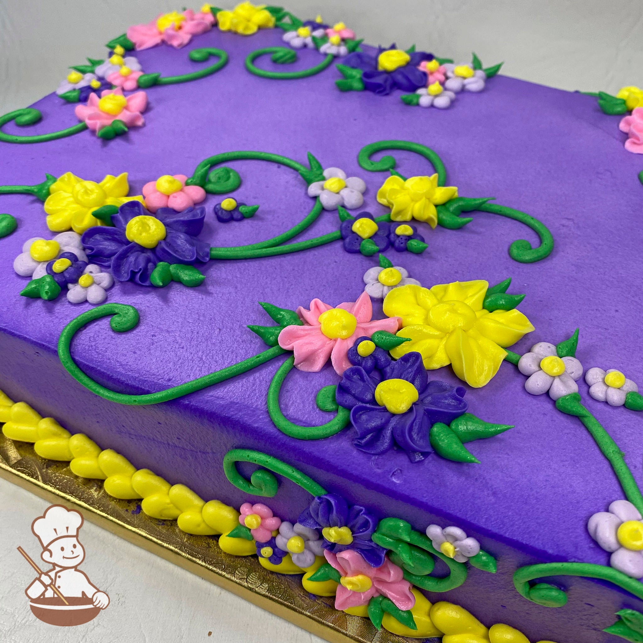 Tangled Floral Clusters Cake & Freedom Bakery – Watsonville & Monterey