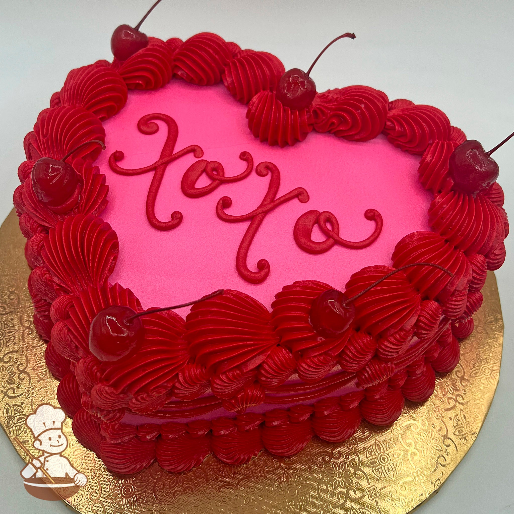 Vintage Drape Wall with Cherry on Top Cake & Freedom Bakery ...