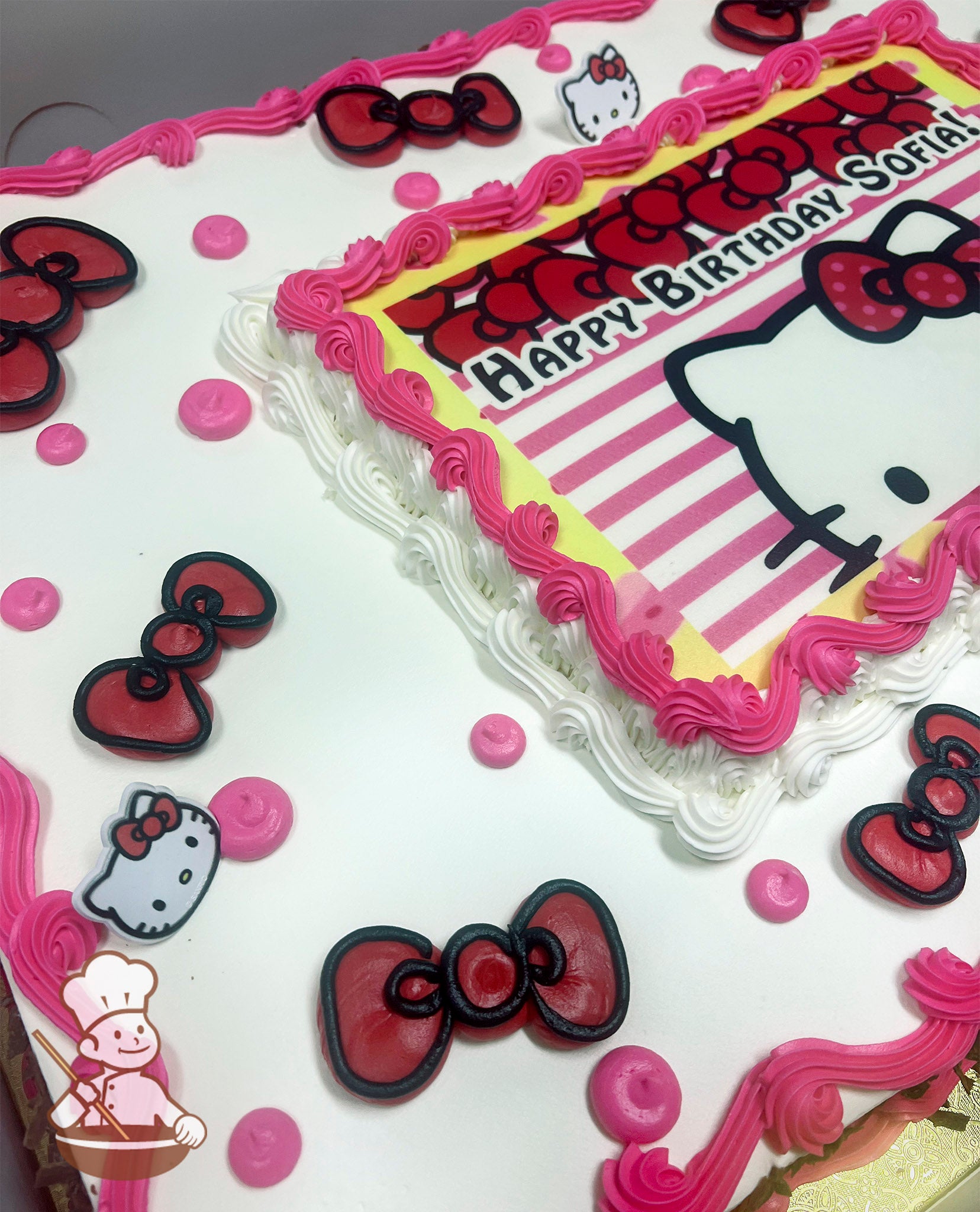 Bows and Hello Kitty Photo Cake & Freedom Bakery – Watsonville & Monterey