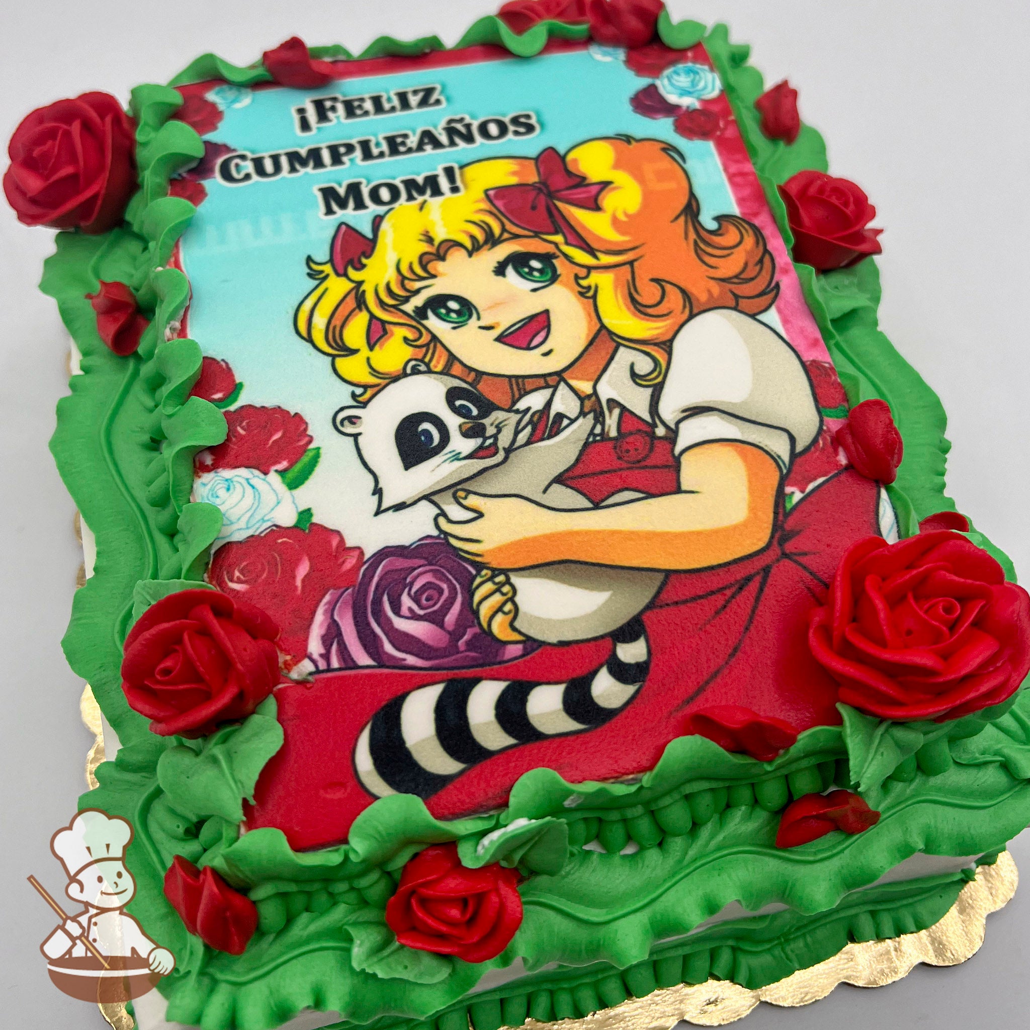 Candy Candy with Roses Photo Cake & Freedom Bakery – Watsonville & Monterey