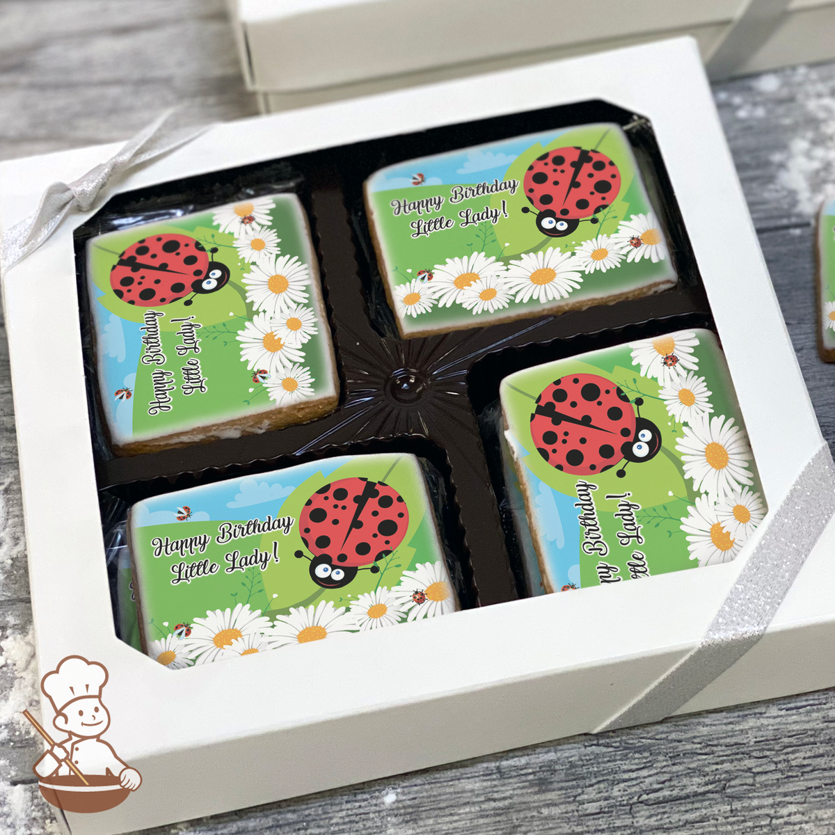 Lady Bug Cookie Gift Box | Freedom Bakery