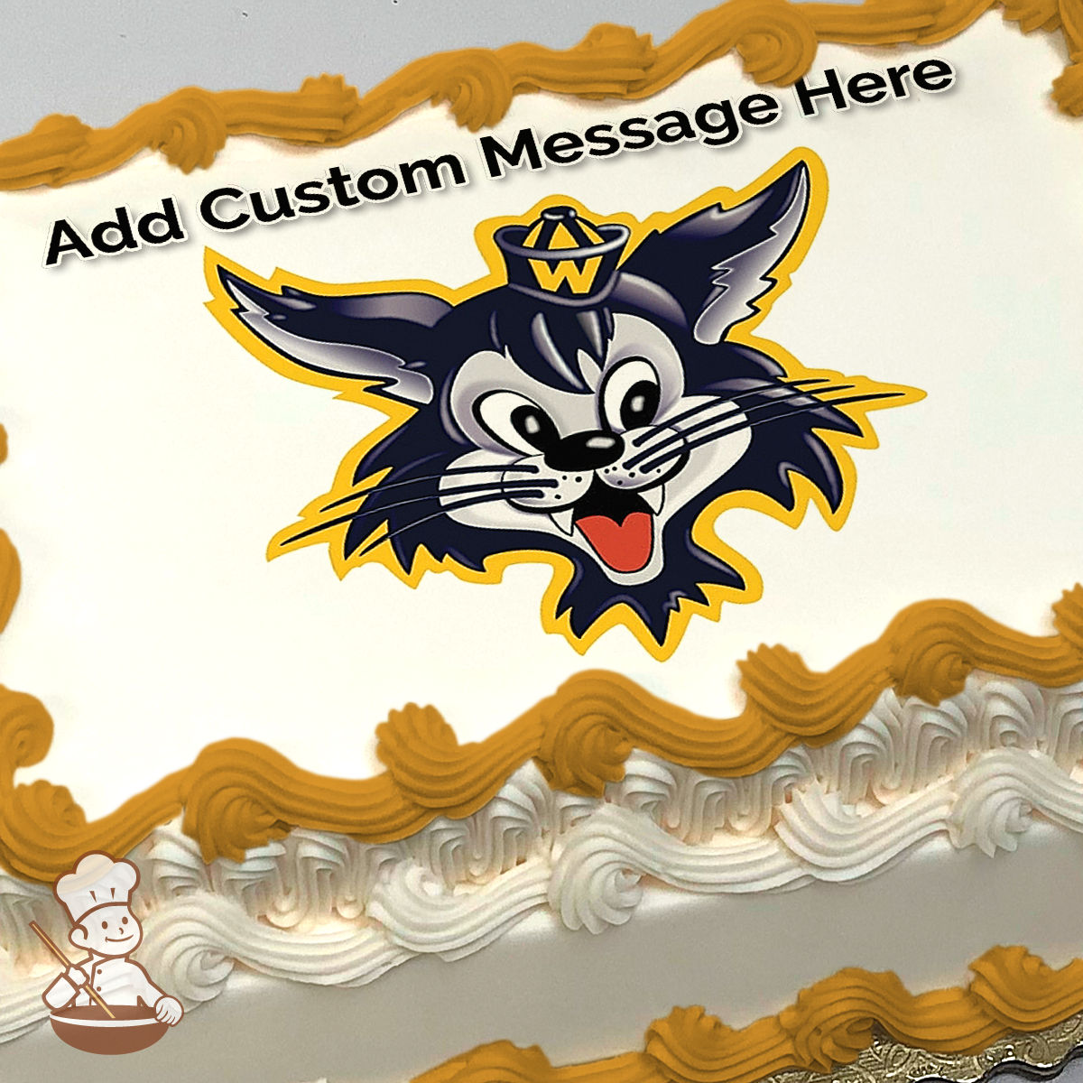 Go Watsonville Wildcatz Photo Cake | Freedom Bakery