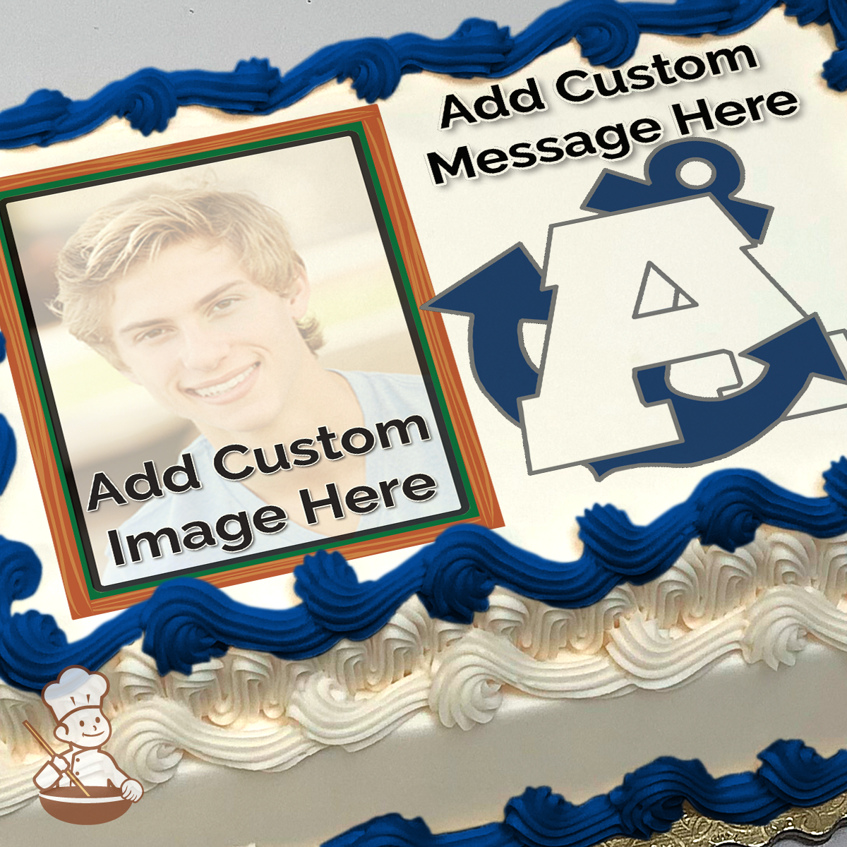 Go Aptos Mariners Custom Photo Cake | Freedom Bakery