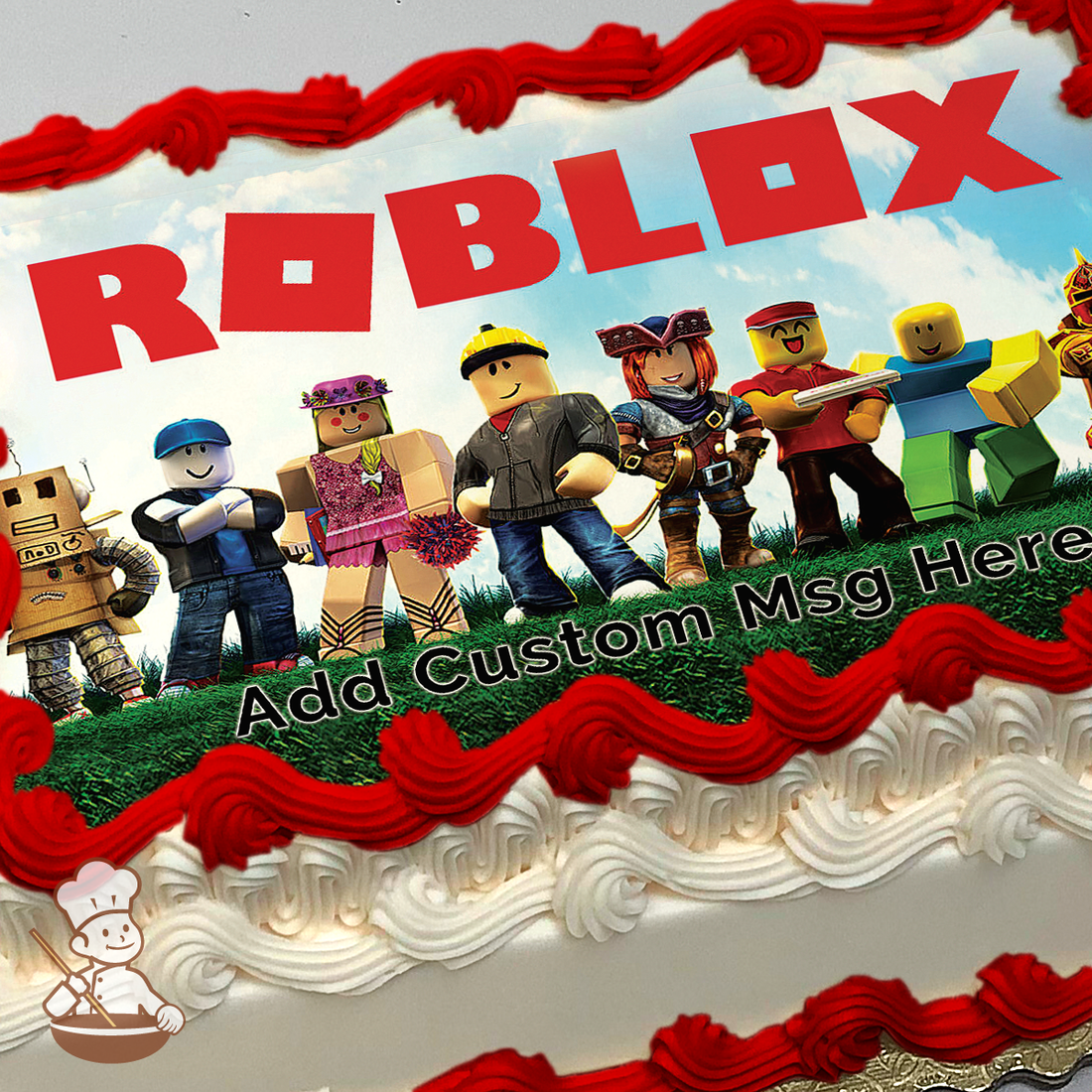 Roblox Photo Cake – Freedom Bakery