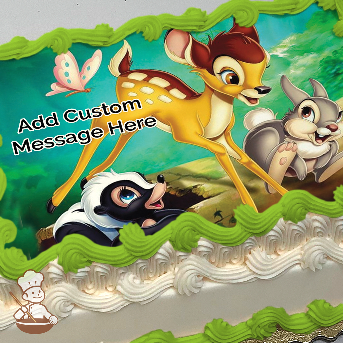Disney's Bambi Photo Cake – Freedom Bakery