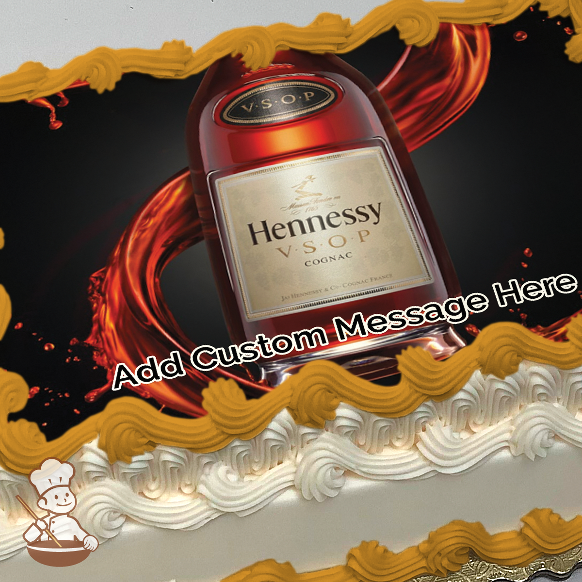 Decorated Hennessy Bottle | Shelly Lighting