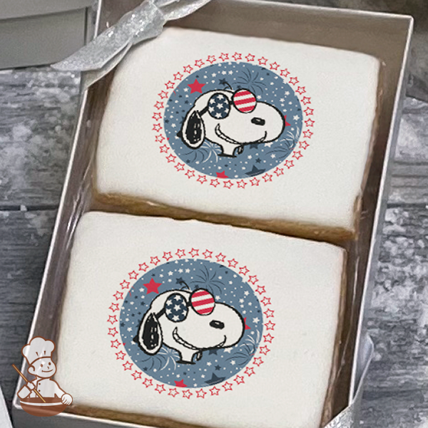 Peanuts Patriotic Snoopy Cookie Gift Box | Freedom Bakery