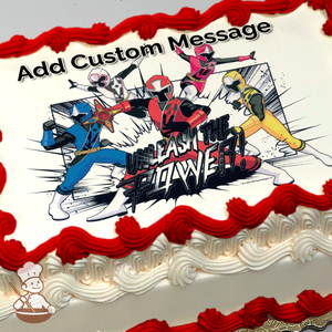 Power Rangers Ninja Steel Photo Cake | Freedom Bakery
