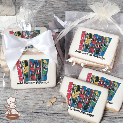 Transformers One Team One Mission Custom Message Cookies | Freedom Bakery