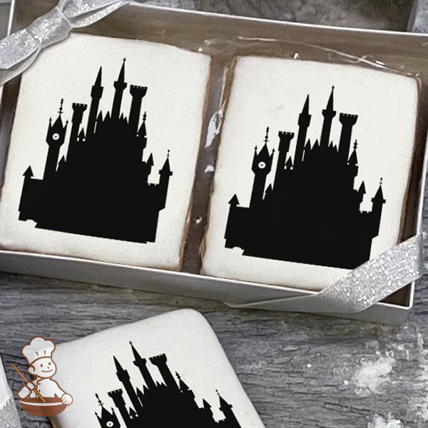 Disney Princess Castle Silhouette Cookie Gift Box | Freedom Bakery