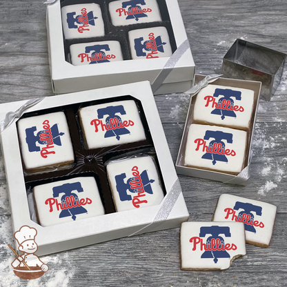 MLB Philadelphia Phillies Cookie GiftBox | Freedom Bakery