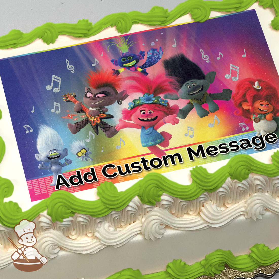 DreamWorks Trolls 2 Great Vibes! Photo Cake – Freedom Bakery