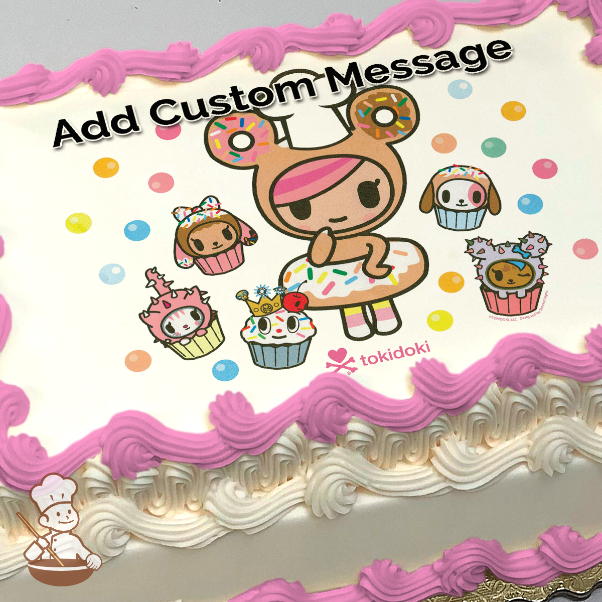 Tokidoki Donutella Photo Cake | Freedom Bakery