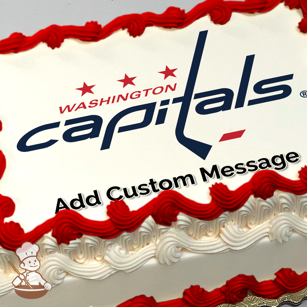 NHL Washington Capitals Photo Cake – Freedom Bakery