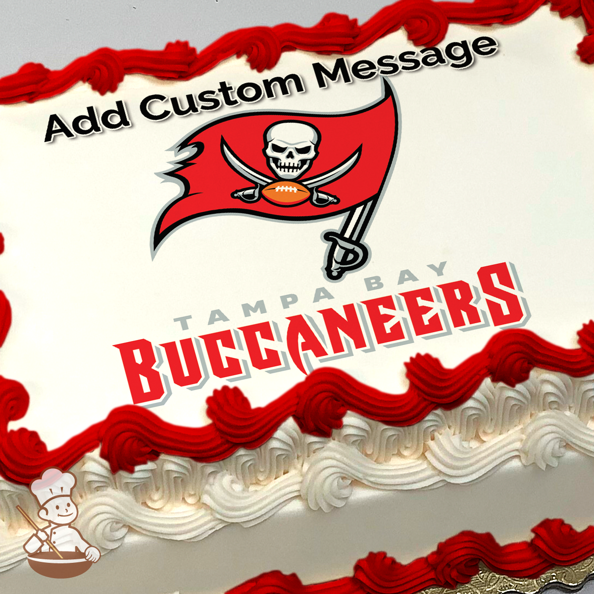 NFL Tampa Bay Buccaneers Photo Cake | Freedom Bakery