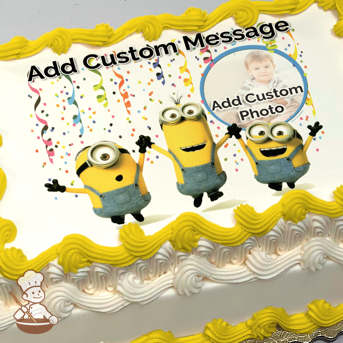 Minion Birthday Sheet Cake