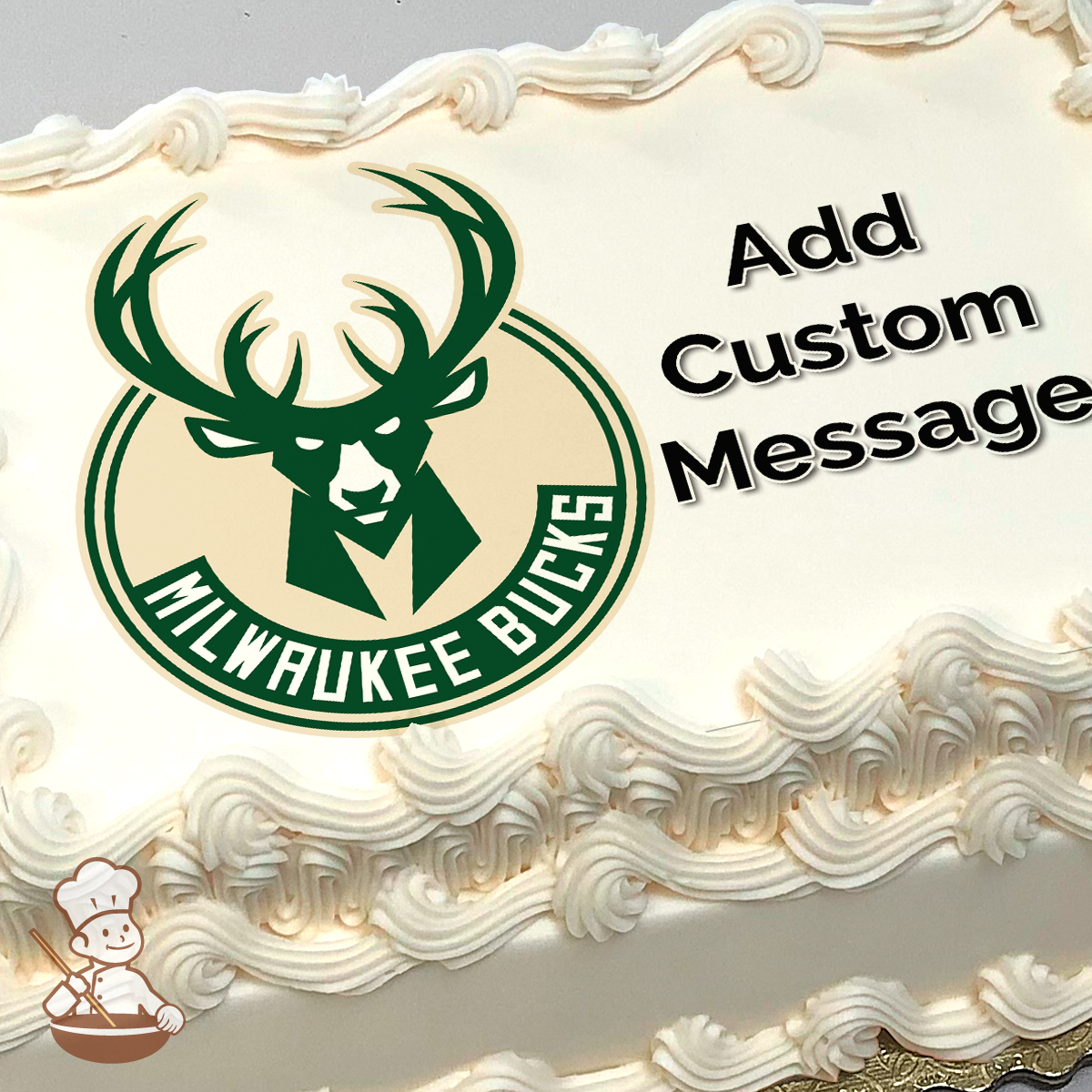 NBA Milwaukee Bucks Photo Cake | Freedom Bakery