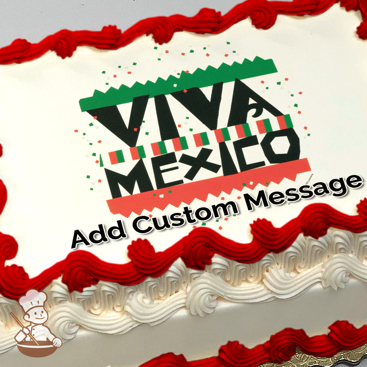 Viva Mexico Photo Cake | Freedom Bakery