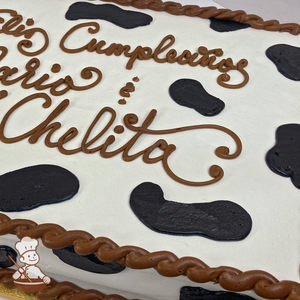 Western Cow Print Cake | Freedom Bakery